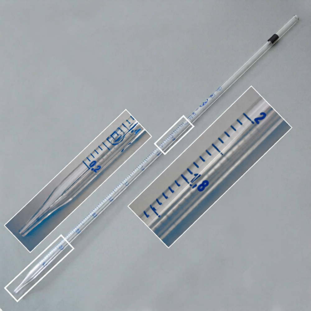 Пипетка градуированная тип 2-1-2-2, от любой отметки до сливного кончика, ГОСТ 29228-91, упаковка 1 шт