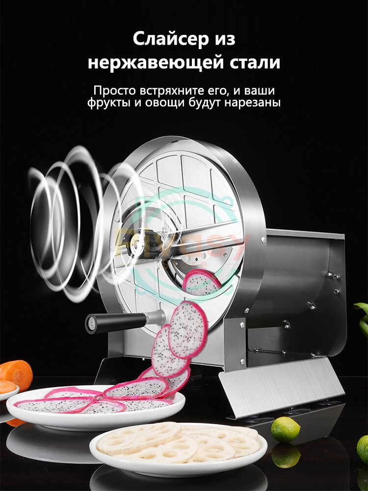Ручная овощерезка, Резак для лимона из нержавеющей стали, Картофелерезка для чеснока