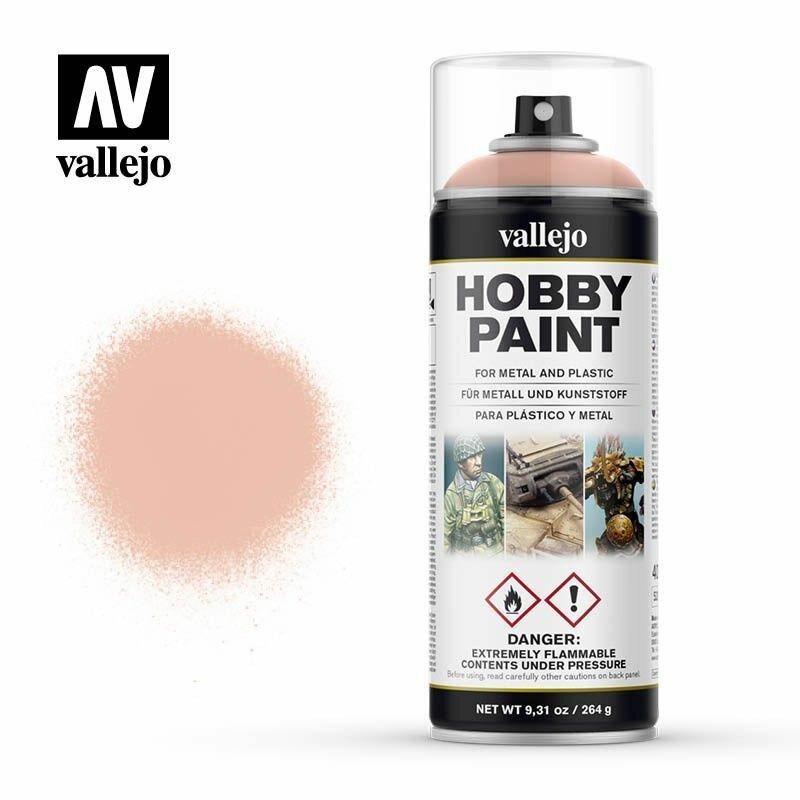 Аэрозольная грунтовка Vallejo серии Aerosol - Pale Flesh (400 мл) 28.024