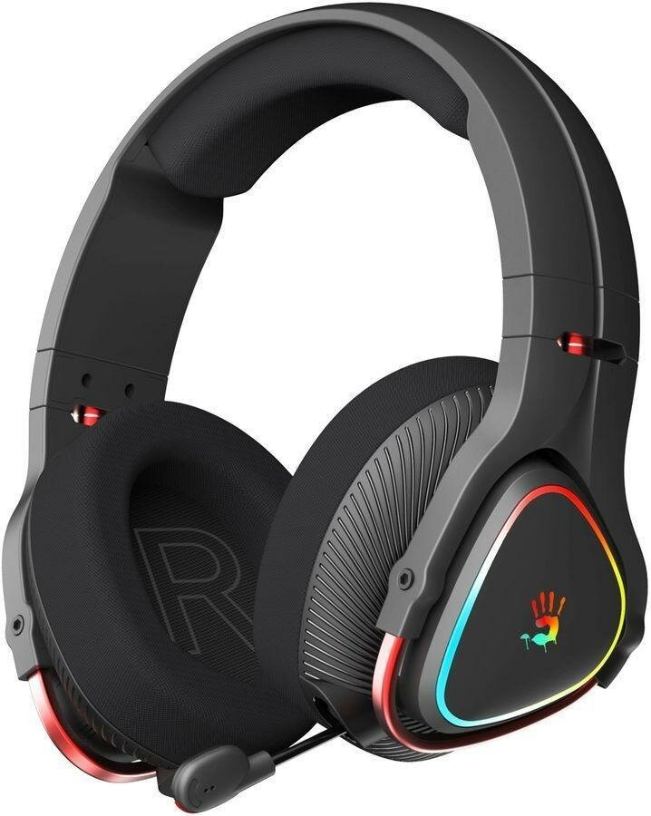 Гарнитура беспроводная A4Tech Bloody MR720, черный, Bluetooth, MR720 BLACK