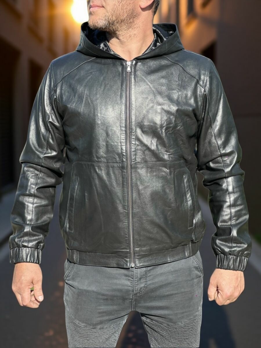 Куртка кожаная