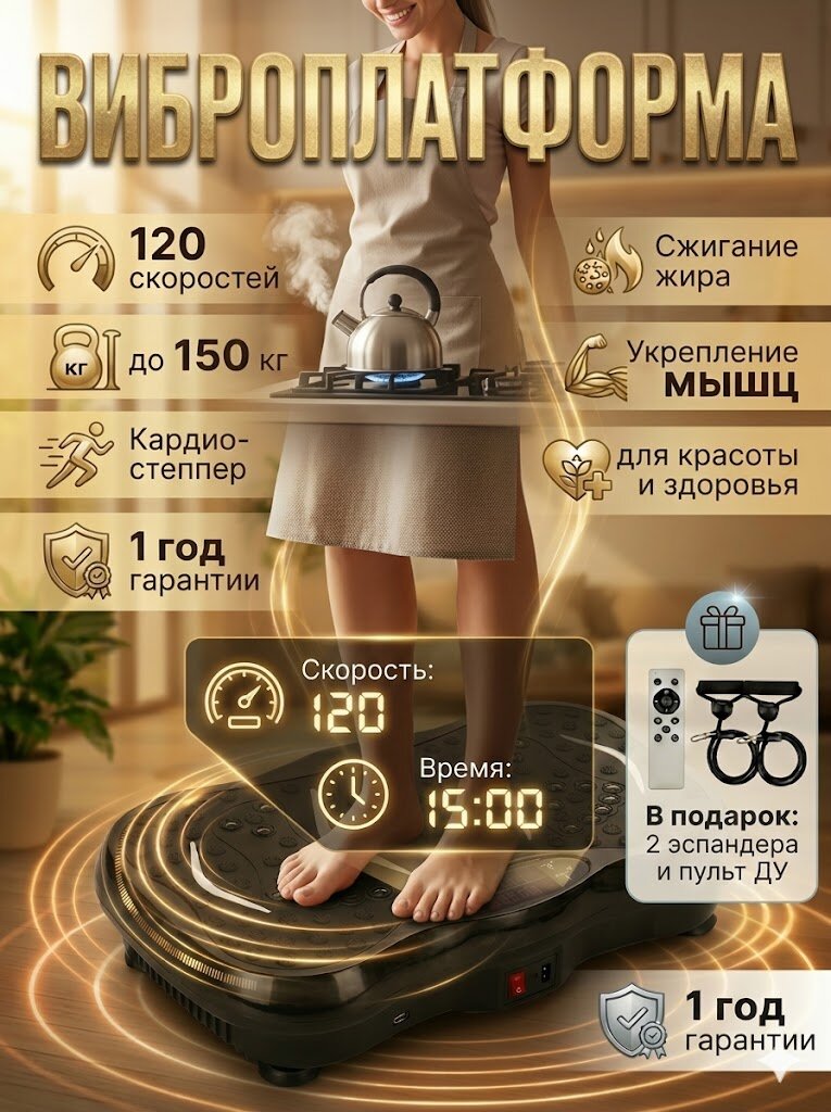 Виброплатформа для похудения, jindodo AZ-808 нагрузка 150 кг
