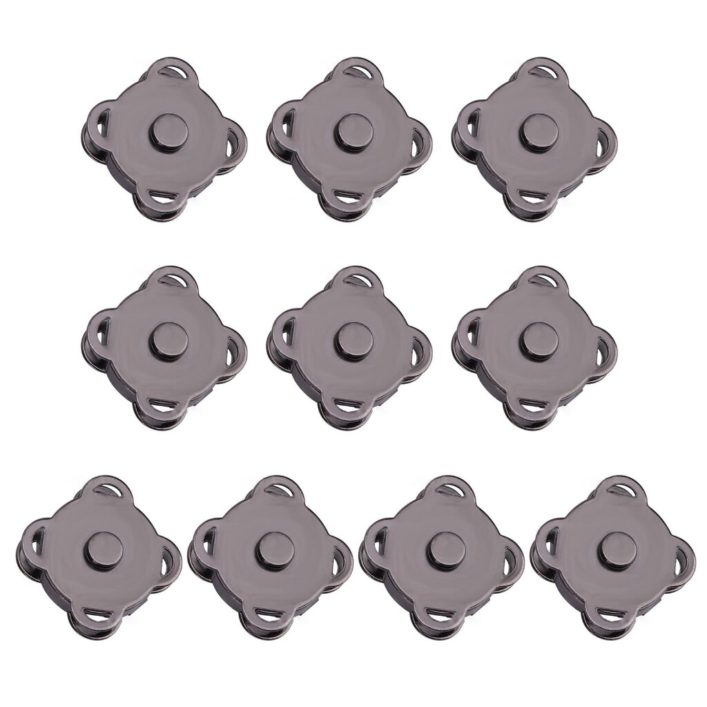 10шт Металлические Защелкивающиеся Магнитные Кнопки Магнитные Застежки для Одежды Сумки DIY Ремесла