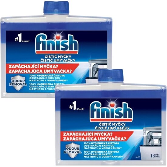 Очиститель для посудомоечных машин Finish , 2 шт х 250 мл