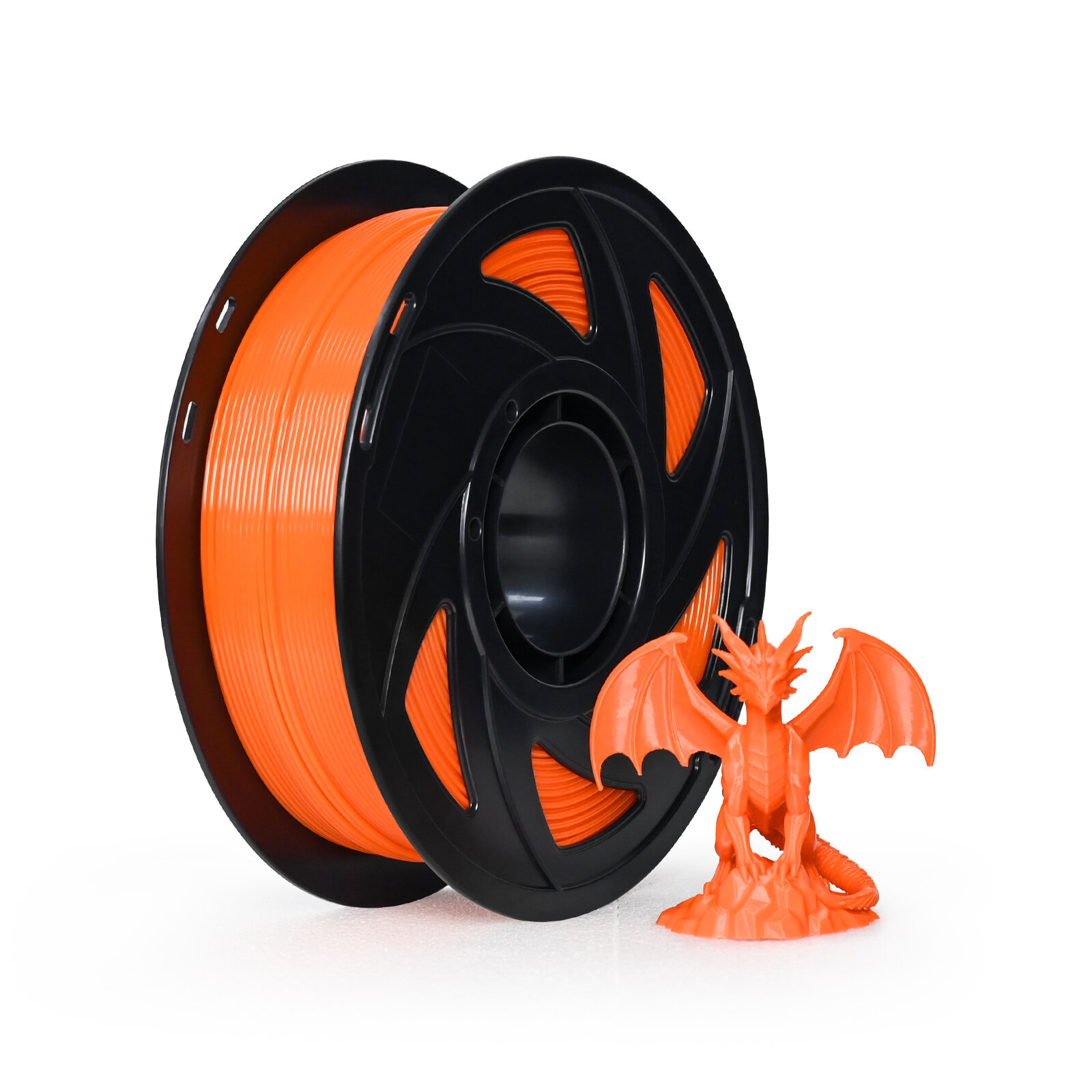 Высокоскоростная нить Tronxy PETG 1,75 мм 1 кг для 3D-принтера FDM, быстрая скорость 600 мм/с, оранжевый