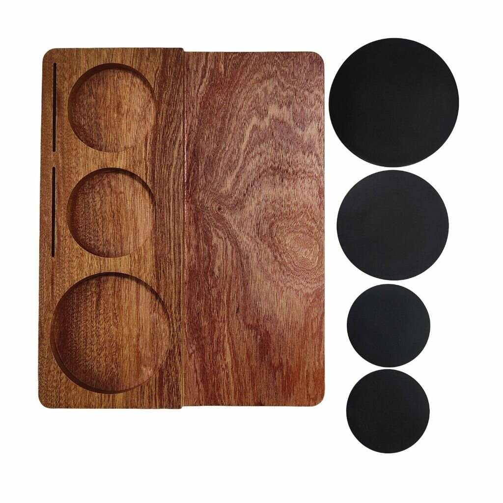 Ручка для кофемашины, тамперная подставка, легкая подставка тампера, деревянный держатель, идеальный подарок влюбленных