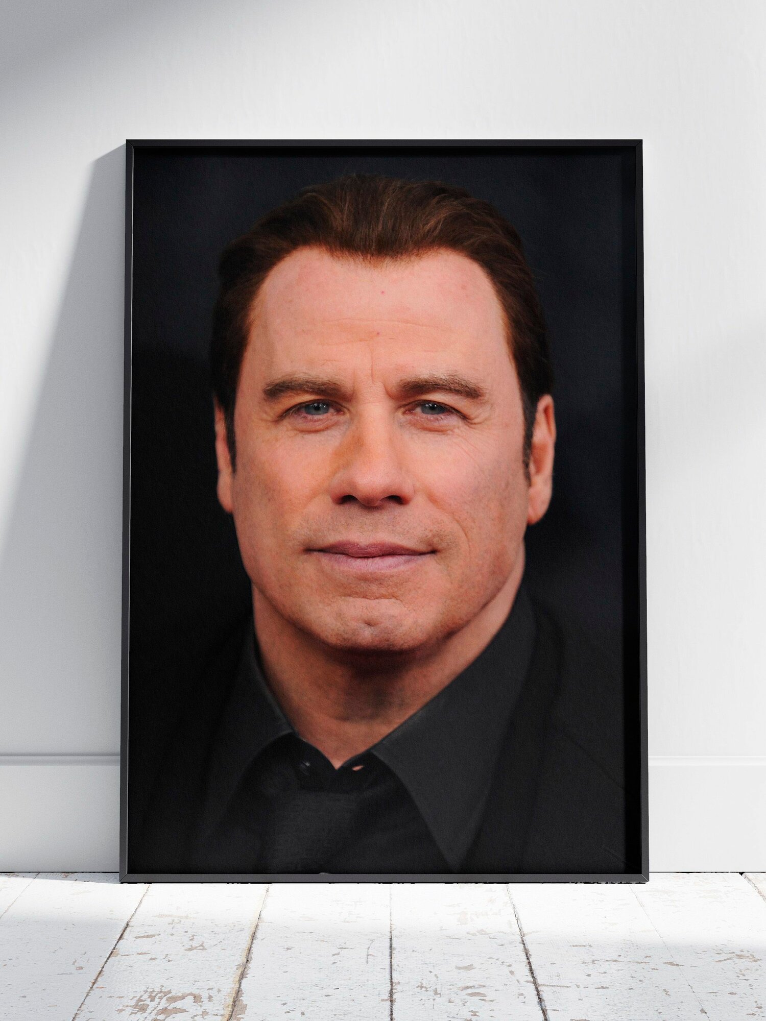 Плакат на стену для интерьера Джон Траволта (John Travolta 6) - Постер по актеру фильма, кино, сериала формата A4 (21x30 см)