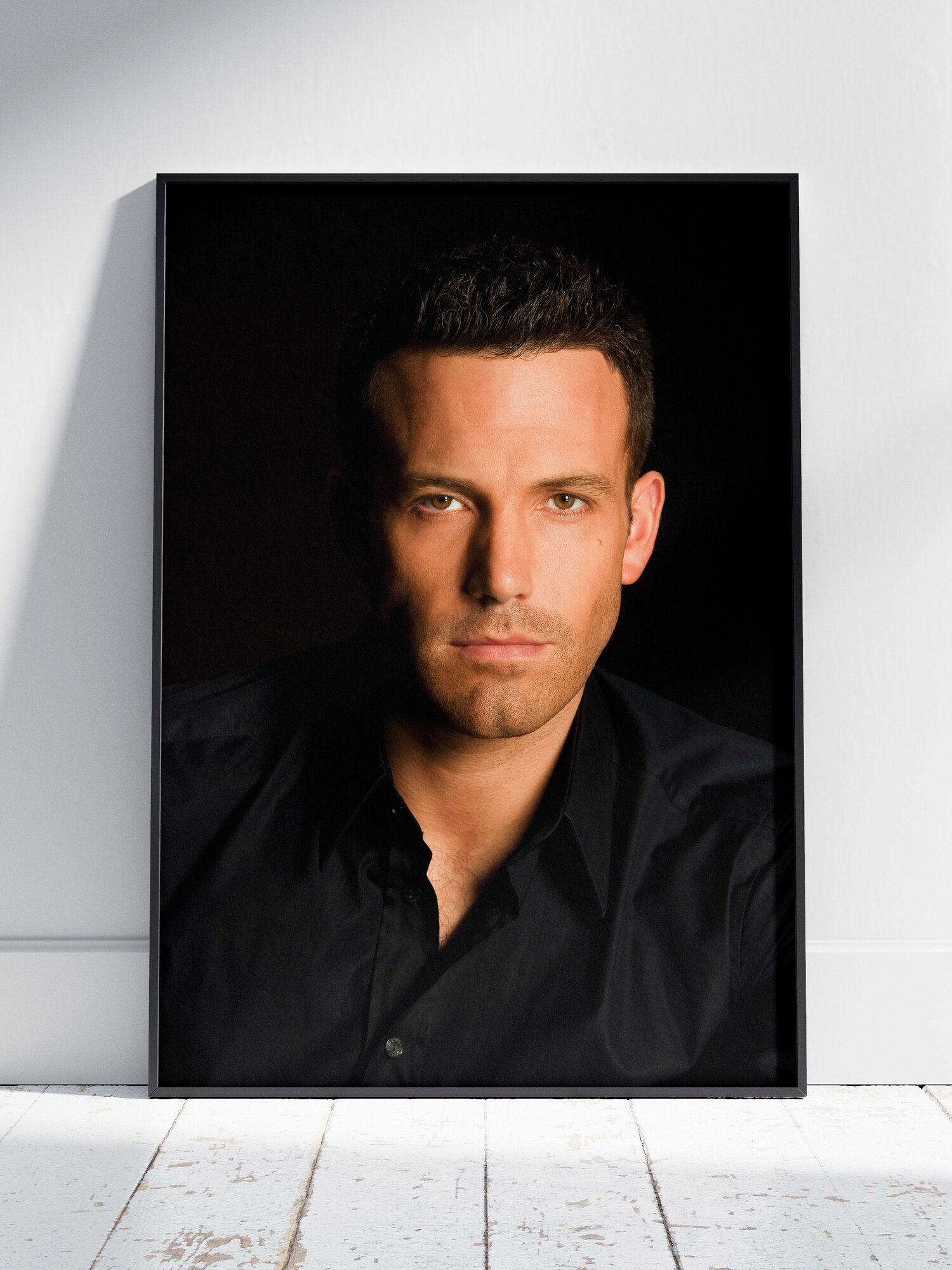 Плакат на стену для интерьера Бен Аффлек (Ben Affleck 2) - Постер по актеру фильма, кино, сериала формата A4 (21x30 см)