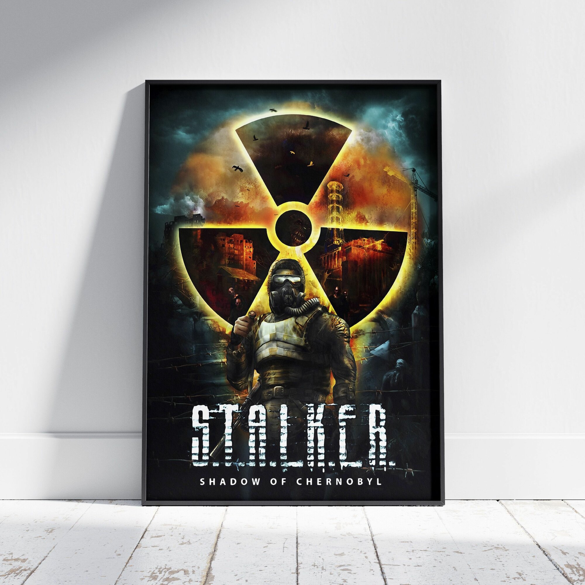 Плакат на стену для интерьера Сталкер (Стрелок 4) - Постер по игре S.T.A.L.K.E.R формата А4 (21x30 см)