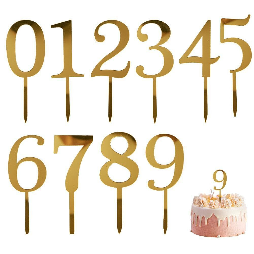 Топпер для торта Цифра 1234567890