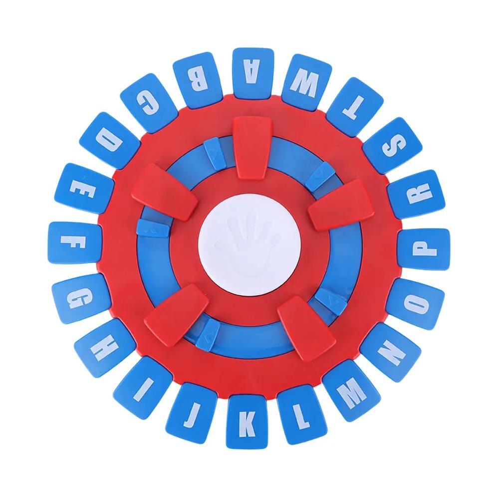Настольная игра Tapple с вращающимся диском и таймером, буквенная игра для детей 6 12 лет
