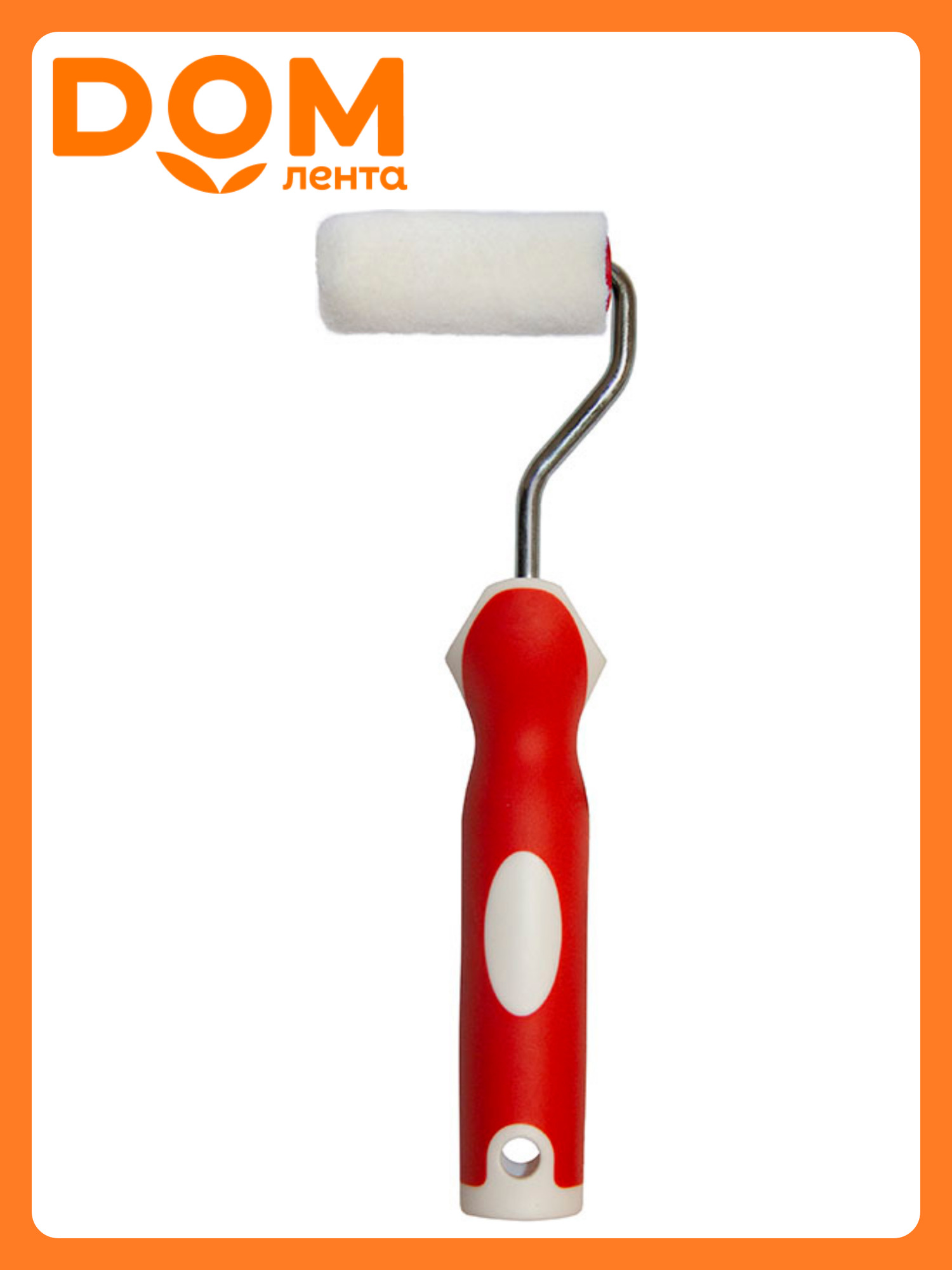 Мини-валик малярный с ручкой, велюр 4/15/55 мм, под ручку 6 мм PARADE