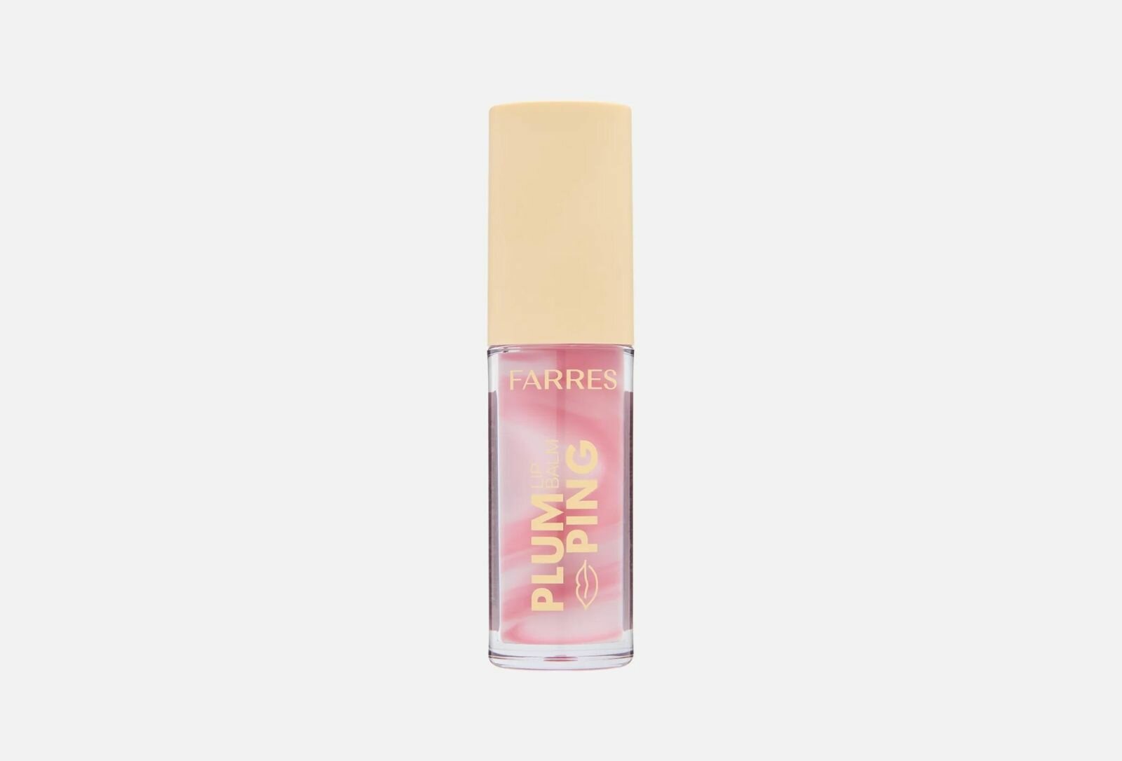 Блеск для губ FARRES 7211-01 DG Plumping marble мраморный бальзам 4 г пастельно-розовый