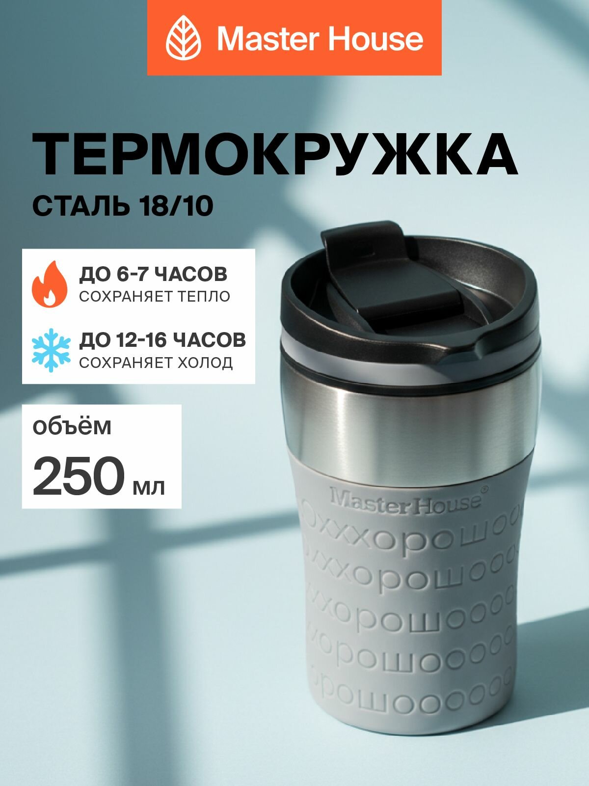 Термокружка для кофе 250 мл