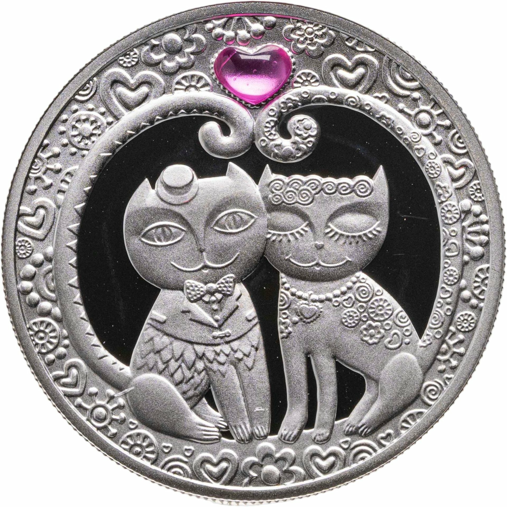 Беларусь 20 рублей 2011 "Моя любовь", Серебро 925, в сохранности Proof