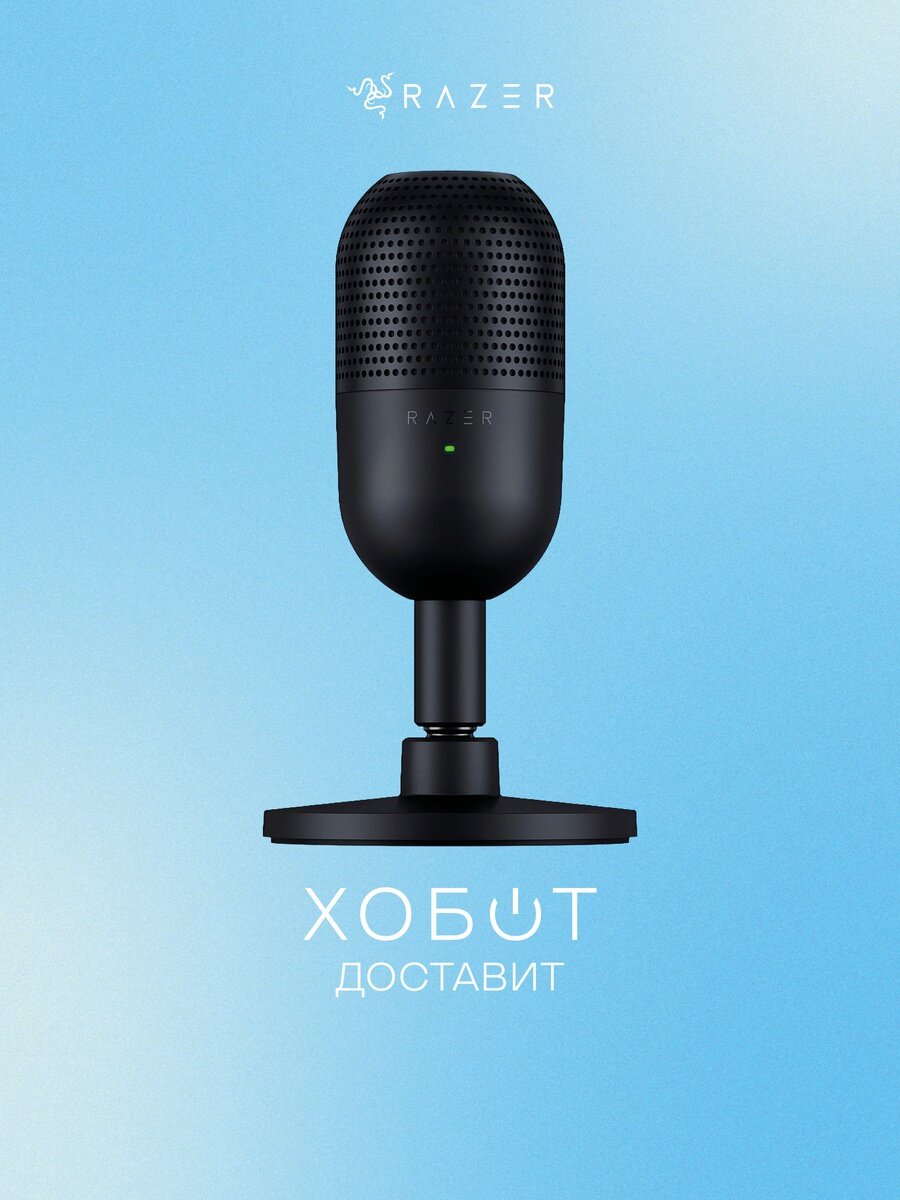 Микрофон для компьютера Razer Seiren V3 Mini черный (RZ19-05050100-R3M1)
