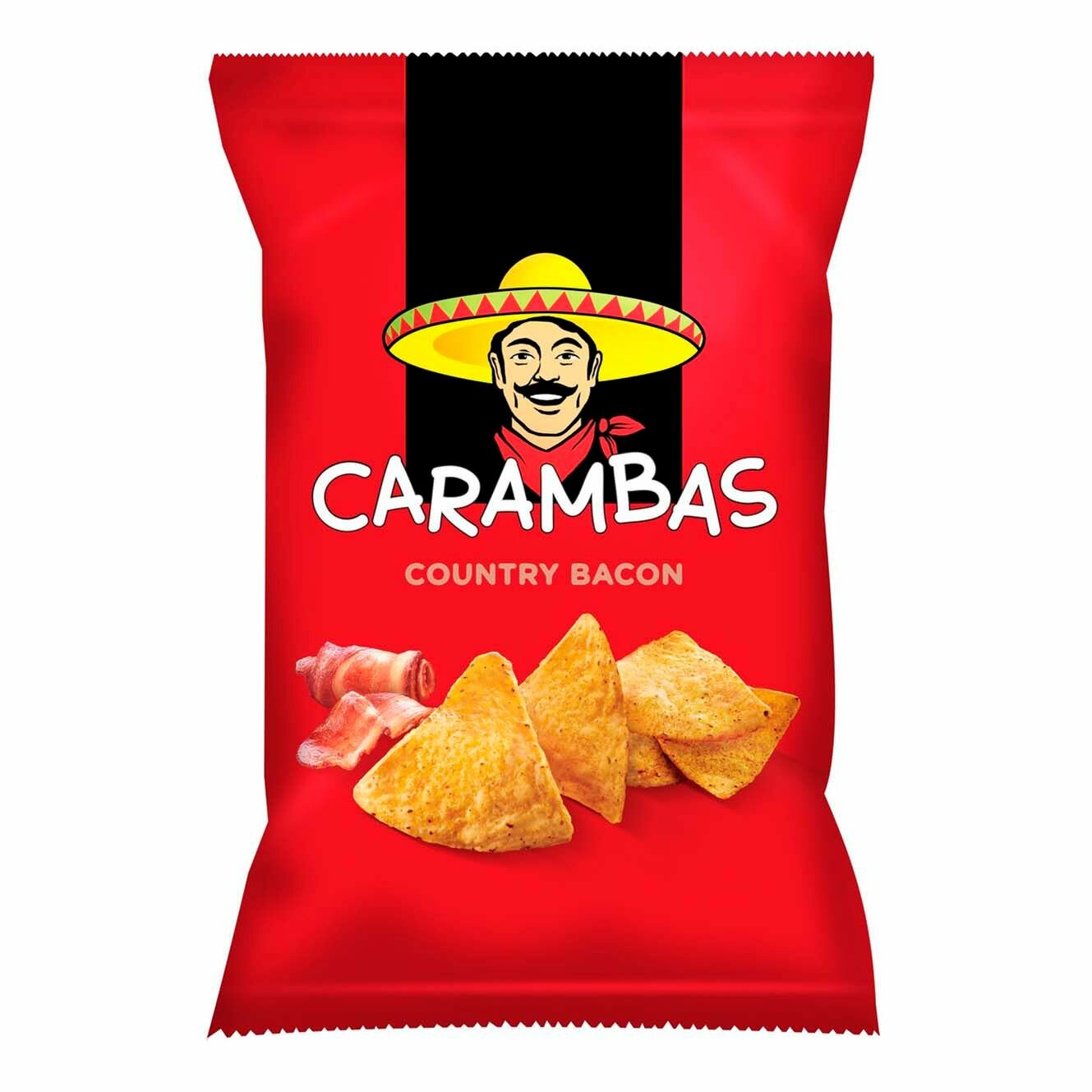 Чипсы кукурузные Carambas бекон 150 г