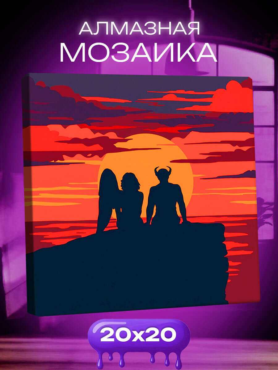 Алмазная мозаика маленькая Ангел