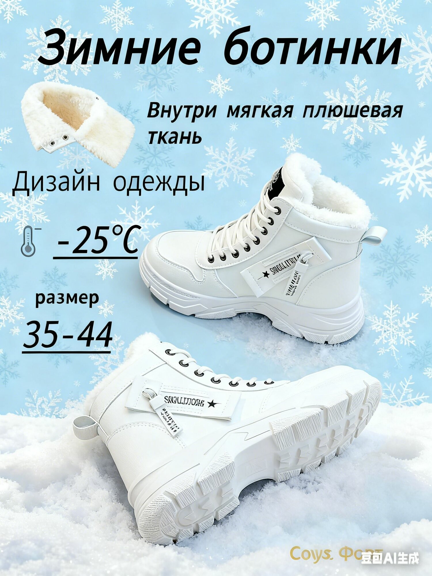 Сапоги Зимние ботинки