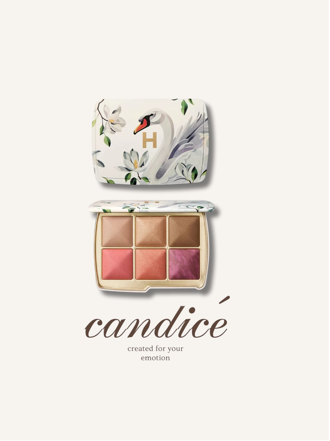 Палетка для макияжа HOURGLASS AMBIENT LIGHTING EDIT UNLOCKED CUSTOM PALETTE SWAN,8.4 г.