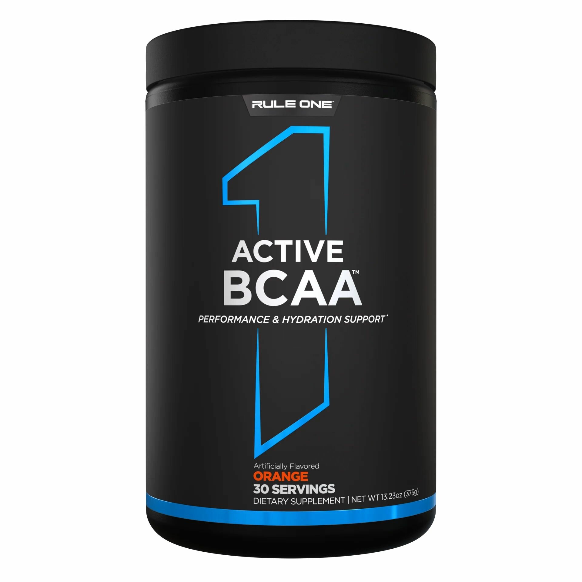 RULE ONE Active BCAA 405 г, аминокислоты, со вкусом Апельсина