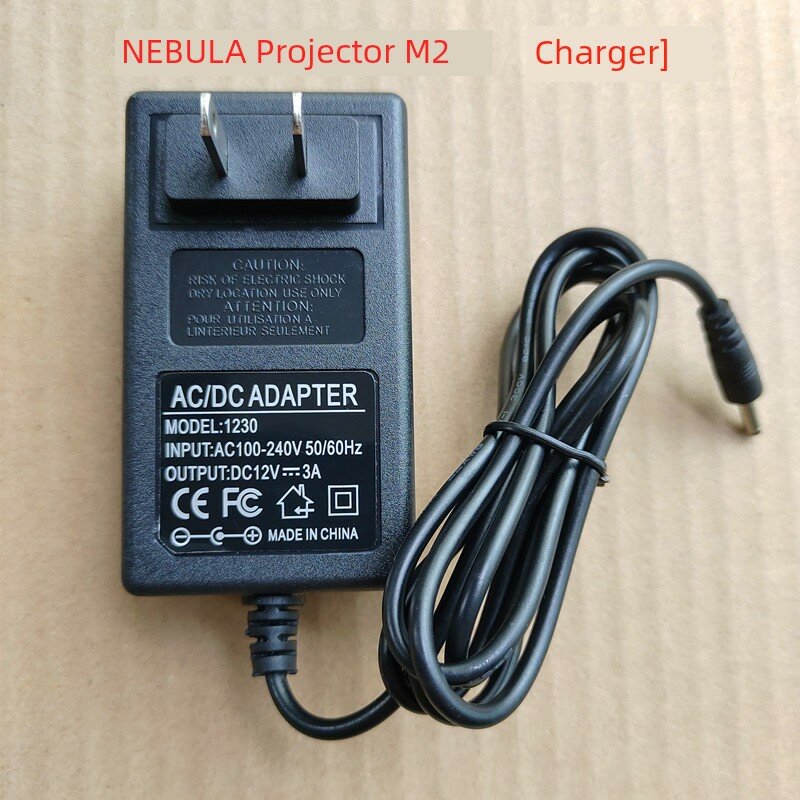 Адаптер питания для микропроектора NEBULA D2423, зарядное устройство для проектора Anker Innovation M2 в наличии черный