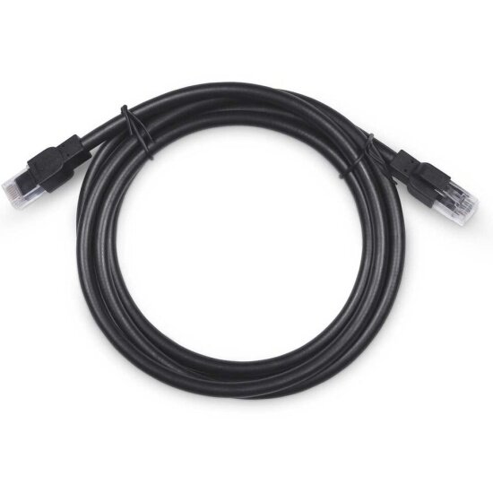 Патч-корд U/UTP Cabeus PC-ARM-UTP-RJ45-Cat.6a-10m-PE категория 6a, 2xRJ45/8p8c, неэкранированный, армированный стальной лентой, черный, РЕ, 10м