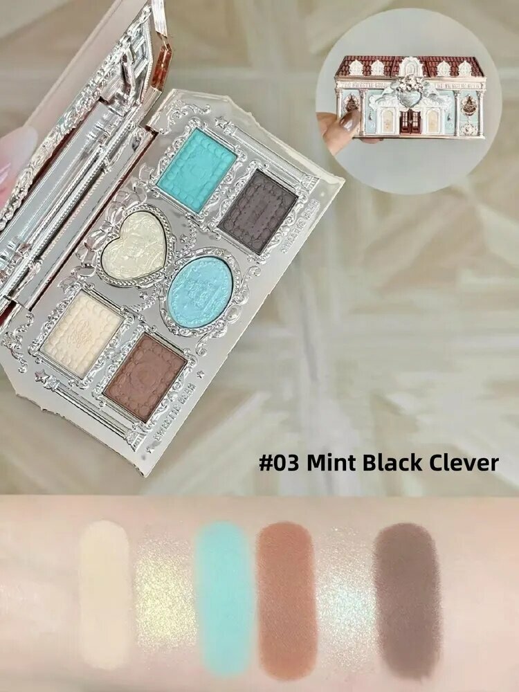 Flower Knows Sweetie Bear Палитра теней для век из 6 цветов