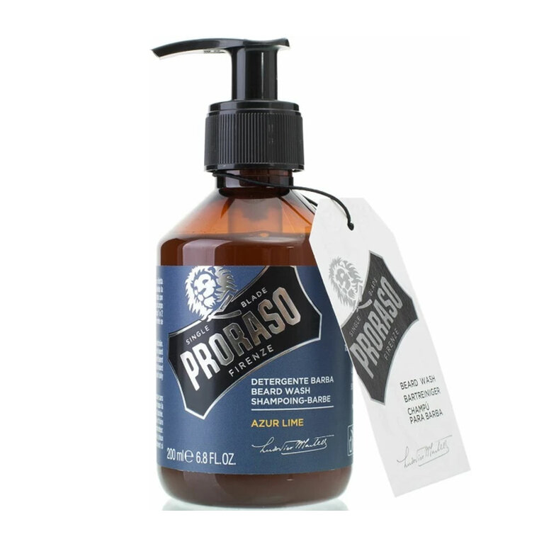 Proraso Beard Wash Azur Lime Шампунь Италия 200 мл