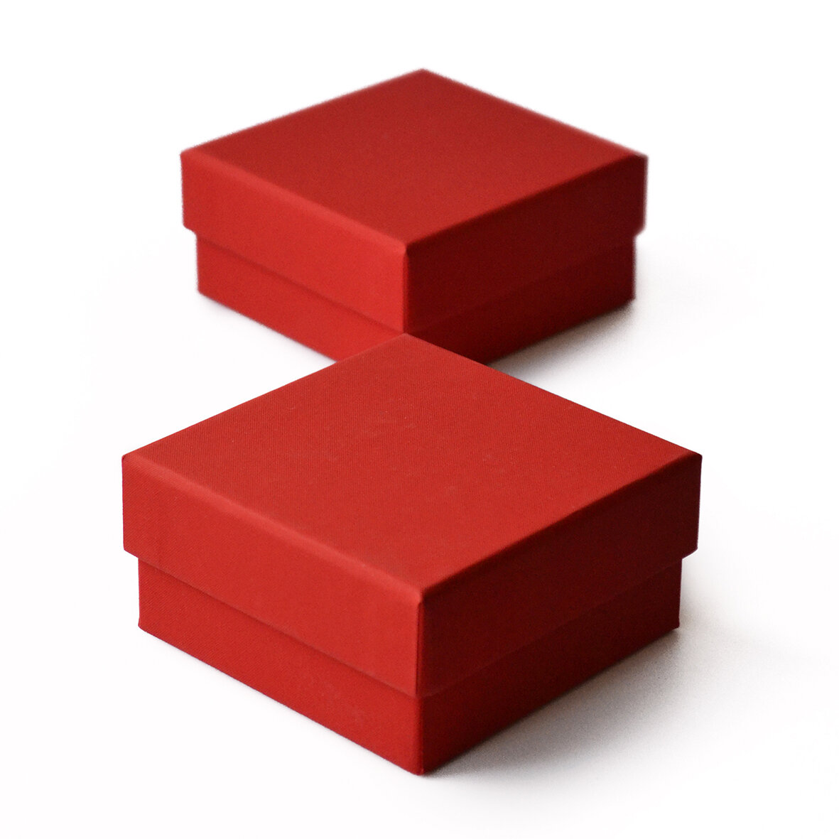 Футляр подарочный, для украшений, красный, картон, 8 см x 8 см, 20 г