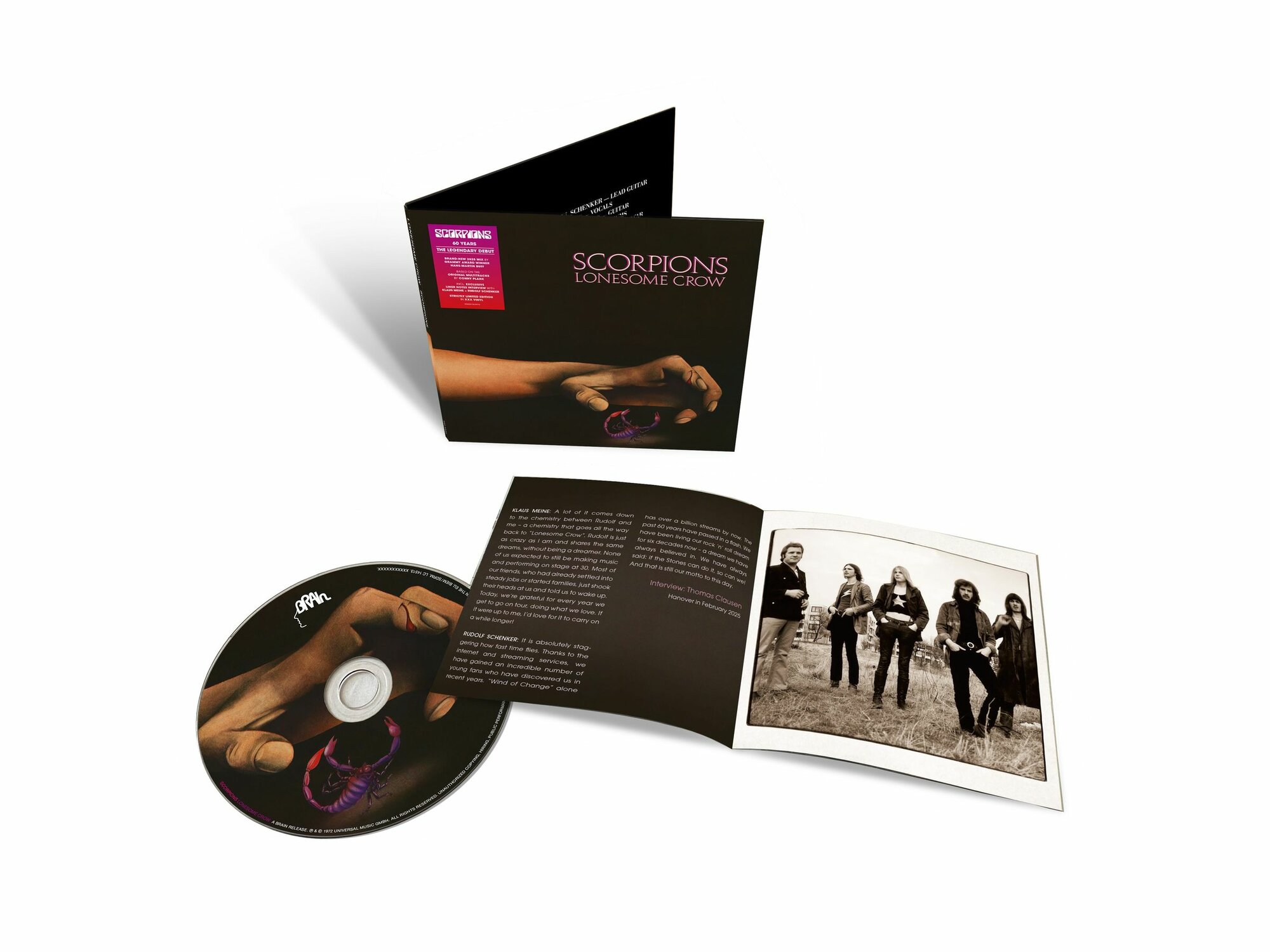 CD Диск Scorpions - Lonesome Crow (CD) 2026, Digisleeve