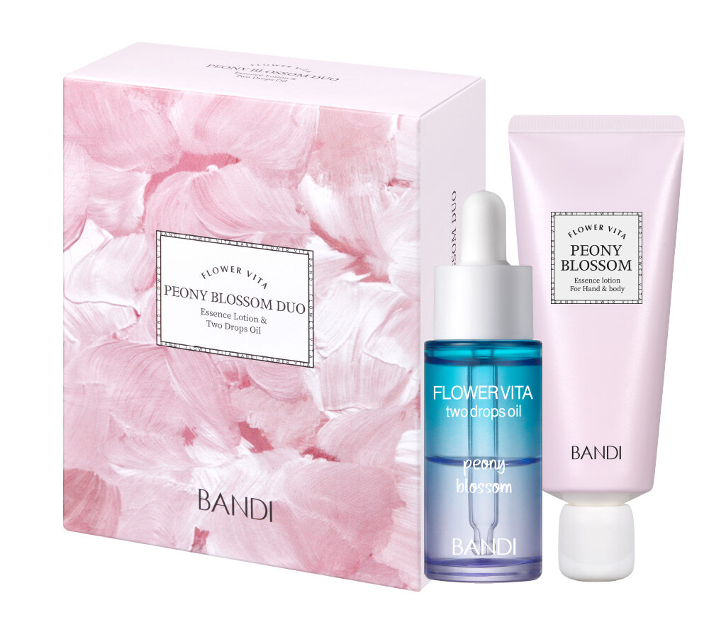 Набор для ухода за кожей рук BANDI Flower Vita Peony Blossom Duo, 50 мл + 20 мл