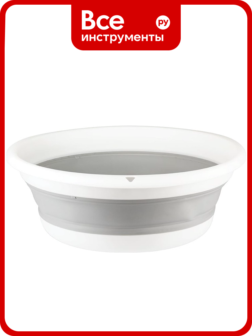Таз IDEA Флекс складной смоки М 2502 Смоки 10 л, из высококачественного пластика