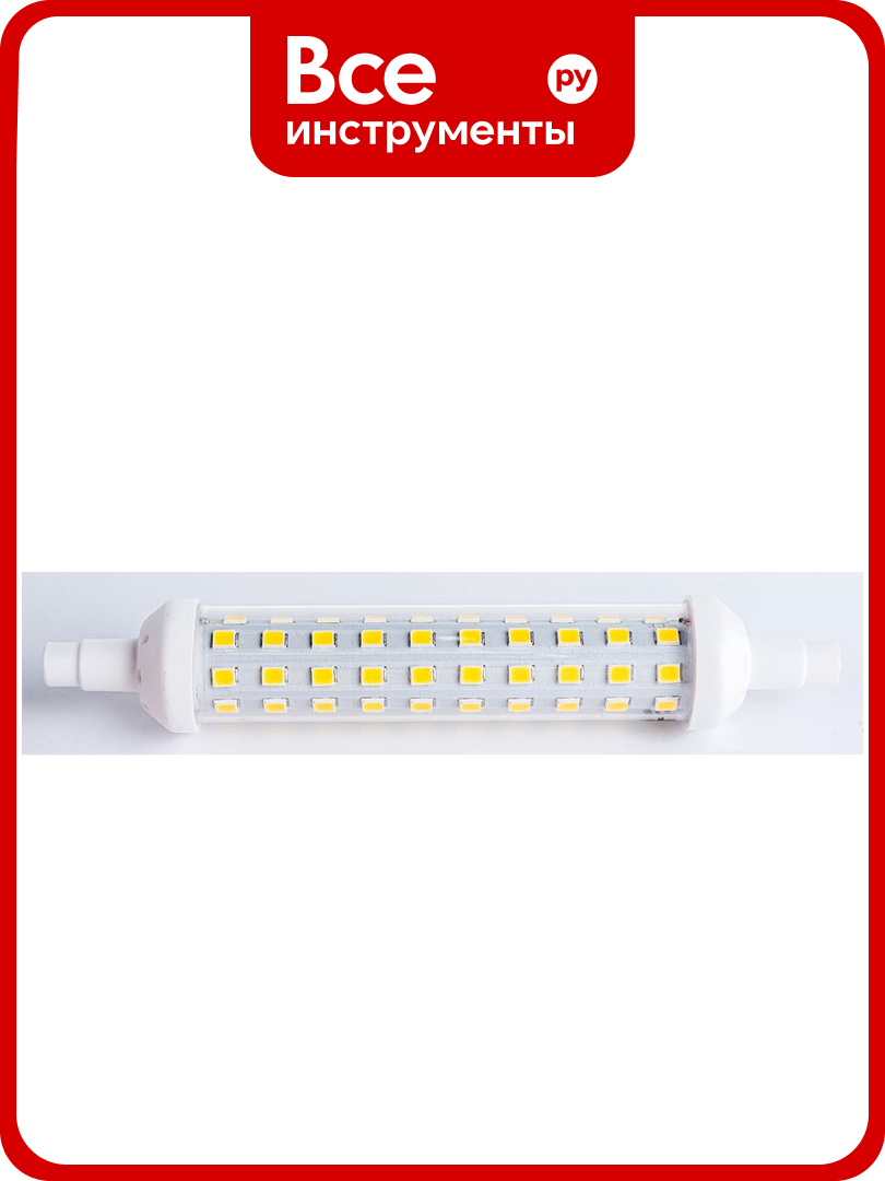 Светодиодная лампа Uniel LED-J118-12W/4000K/R7s/CL PLZ06WH UL-00009186 трубчатый тип для общего освещения