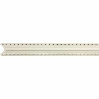 Багет Cosca Угол 25 Белый С Серебром C1025/118 (WS2) Д2400хШ25хТ25 мм / Коска.
