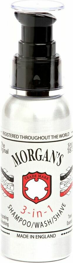 MORGAN`S Шампунь, гель для душа, гель для бритья 3 в 1 Morgans 3 In 1 200ml