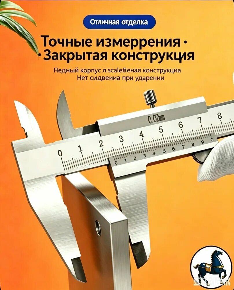 Высокоточный механический штангенциркуль, универсальный компактный инструмент для ремонта, учебы, дома и ювелирных работ