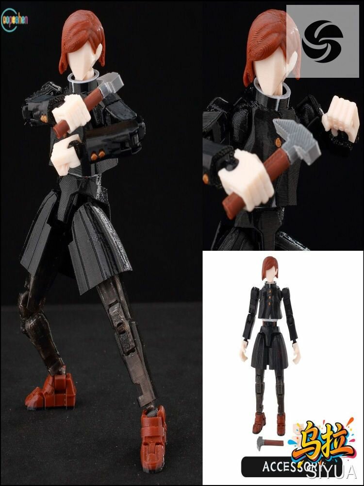 Магическая Битва Фигурка (Nobara Kugisaki-14cm) Lucky Dummy 13,3D-печатный Подвижный Манекен