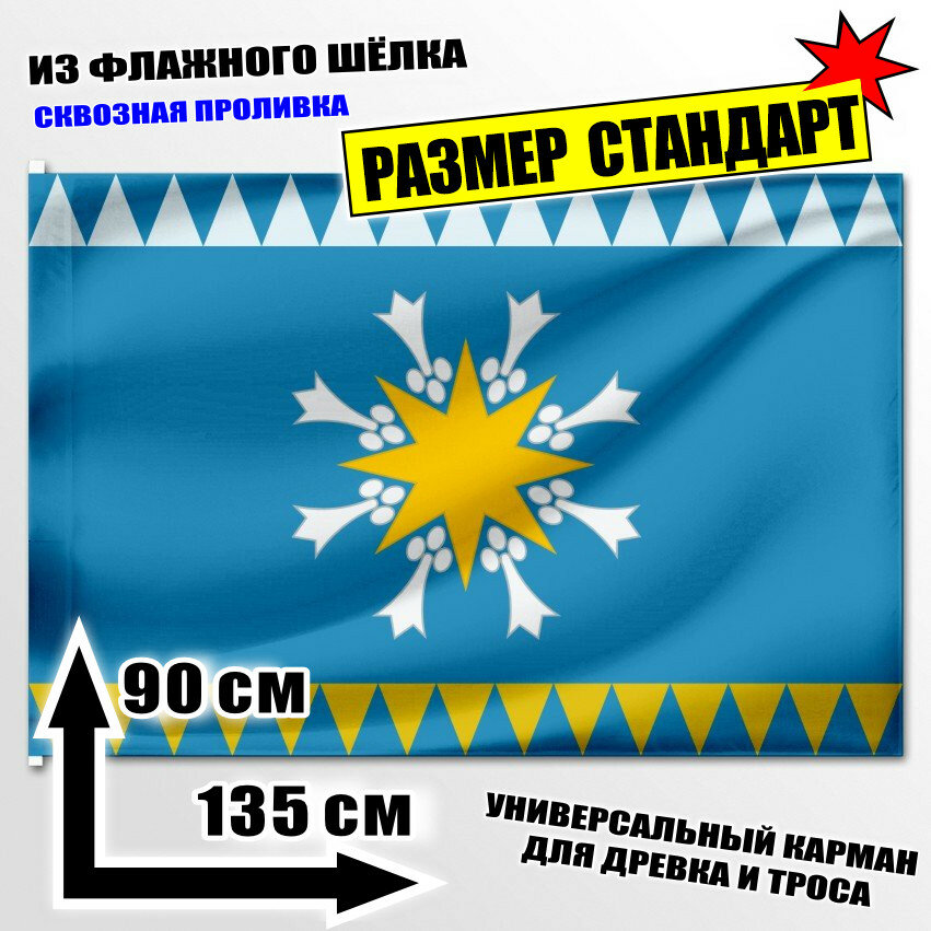 Флаг Ивделя 135x90 см.