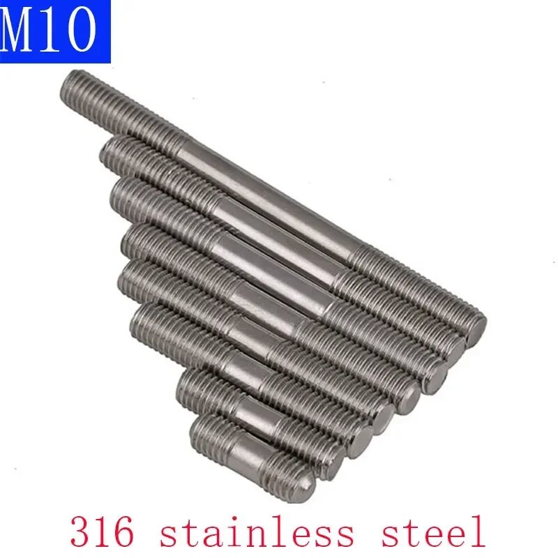Регулируемые винты ZHUOWEILE из нержавеющей стали M10-1,5 40-150 мм M10x120mm-1pcs