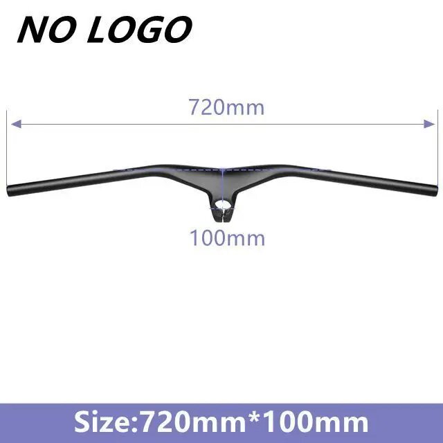 Руль велосипедный MTB карбоновый 720x100mm