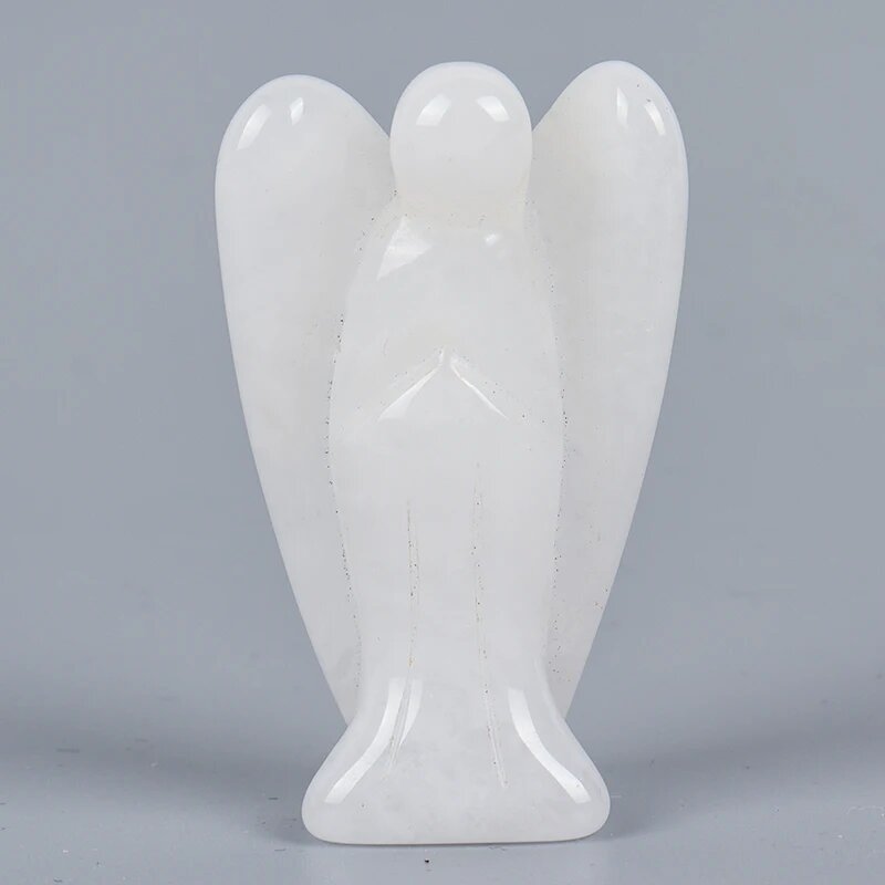 Статуэтка Ангела из Нефрита Белый, white jade