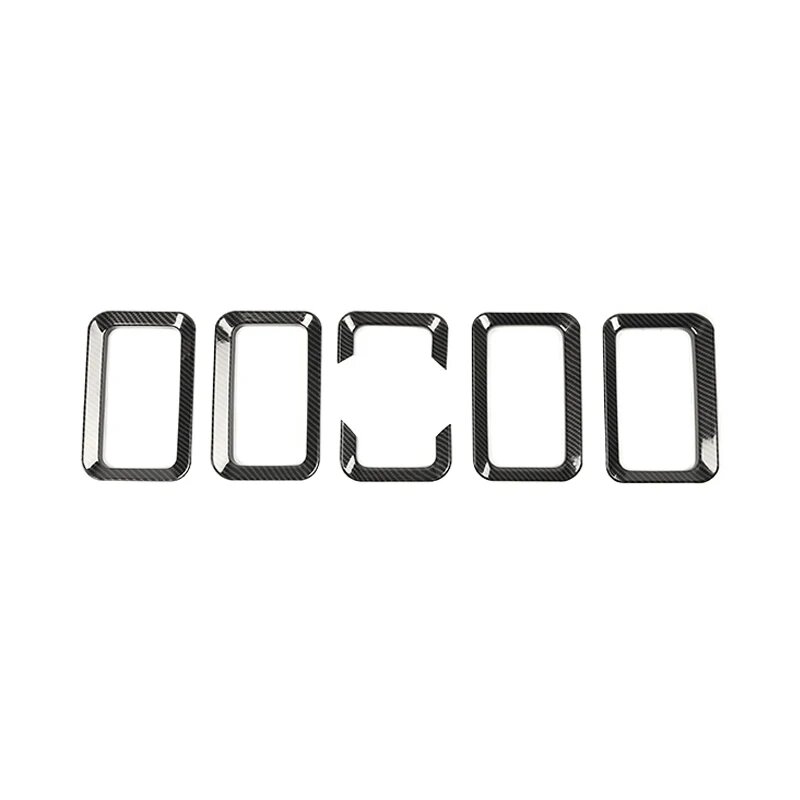 Декоративные накладки решетки Suzuki Jimny JB74 2019+ Carbon Fiber Grain
