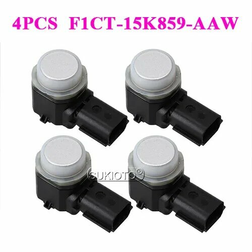 Новые датчики парковки SUKIOTO PDC (4 шт.) F1CT-15K859-AAW для Ford Mondeo 2014-2019, датчик помощи при парковке F1CT15K859AAW