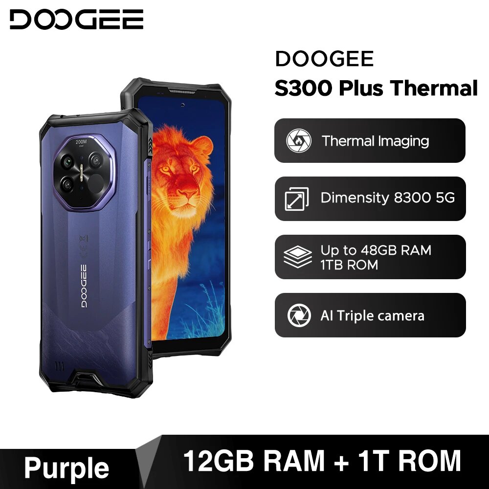Смартфон Doogee S Cyber Pro, 12ГБ/1ТБ, global