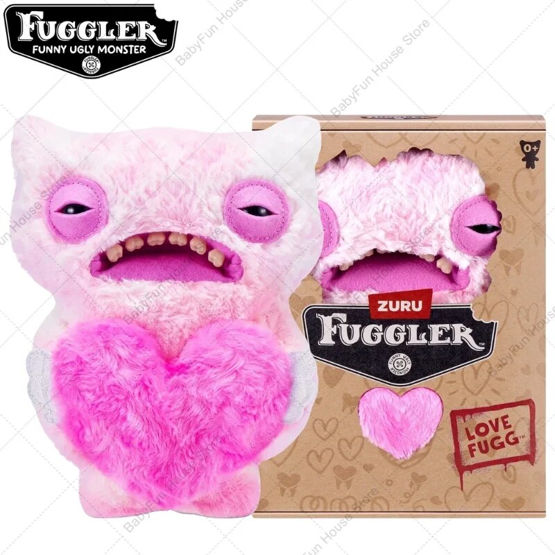 Fuggler Розовый плюшевый монстр с сердцем, Цвет: 2