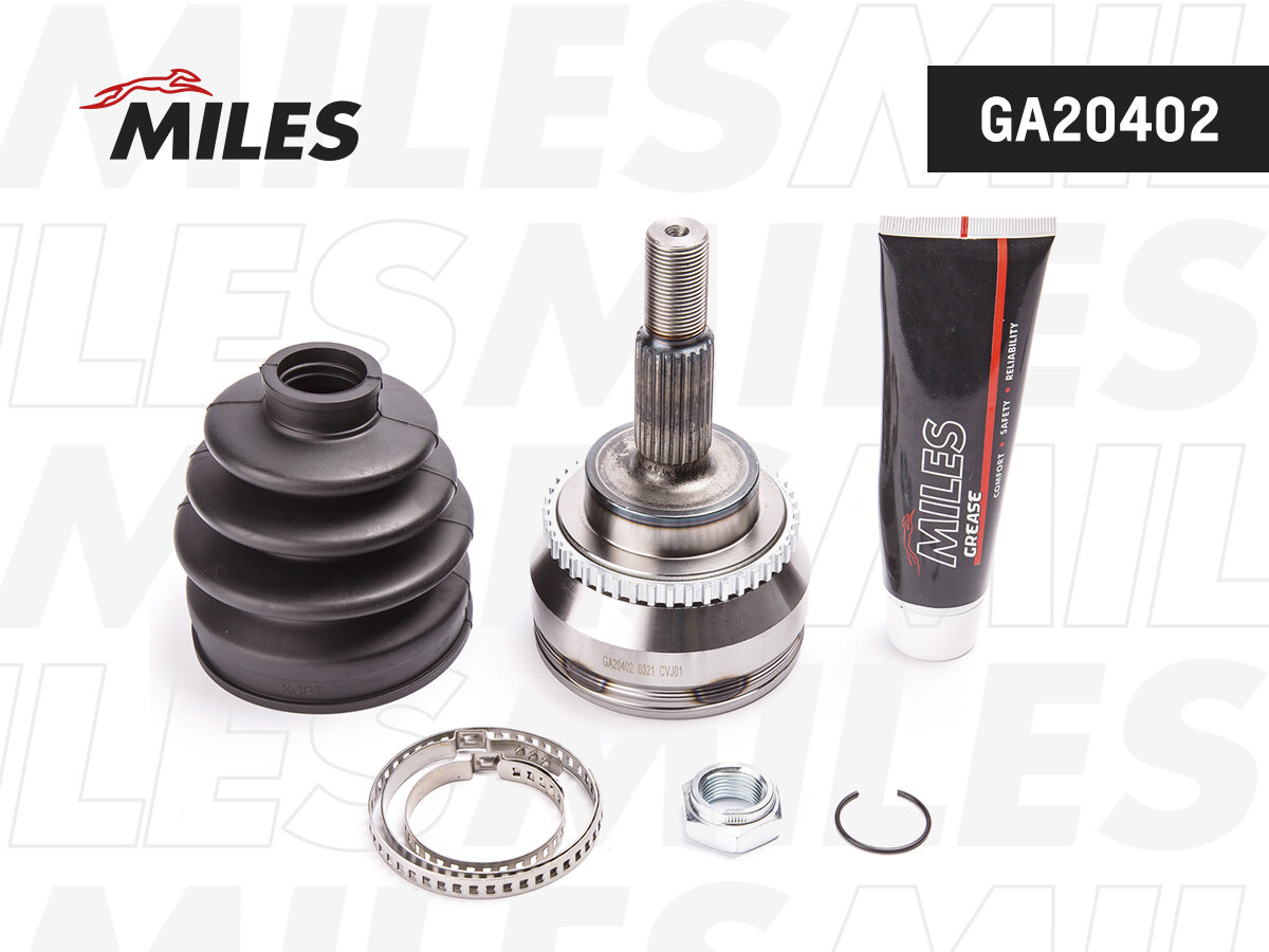 MILES ШРУС наружный RENAULT MEGANE/SCENIC 1.8-2.0 (с ABS) (SKF VKJA5380) GA20402