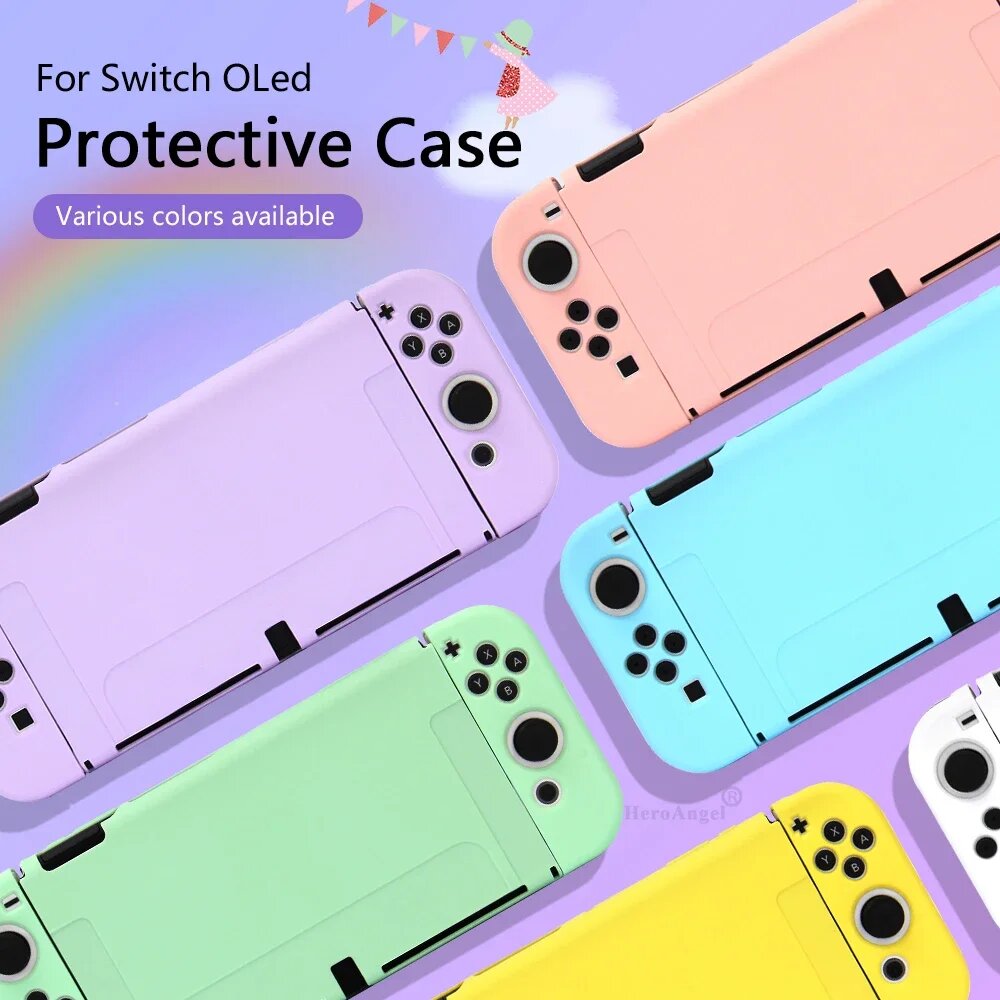 Чехол для Nintendo Switch OLED, Black, TPU — фото 1
