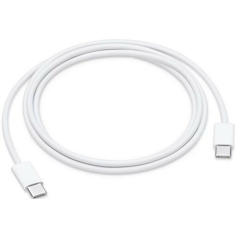 Кабель USB-C Charge Cable (1m) to Type-C для Apple iPhone 15 15 Pro 15 Pro Max 15 Plus / iPad / MacBook / Samsung / Sony Xiaomi Honor Poco Oppo Realme Tecno LeEco BQ MLL82ZM/A Model A1997 Без Коробки