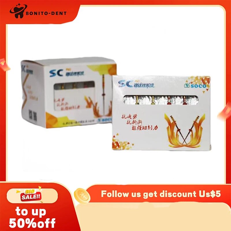 COXO SOCO SC PRO файлы для корневых каналов, 25mm Assprted